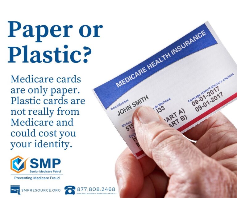 Paper or Plastic? Medicare only offers paper cards - California Health ...