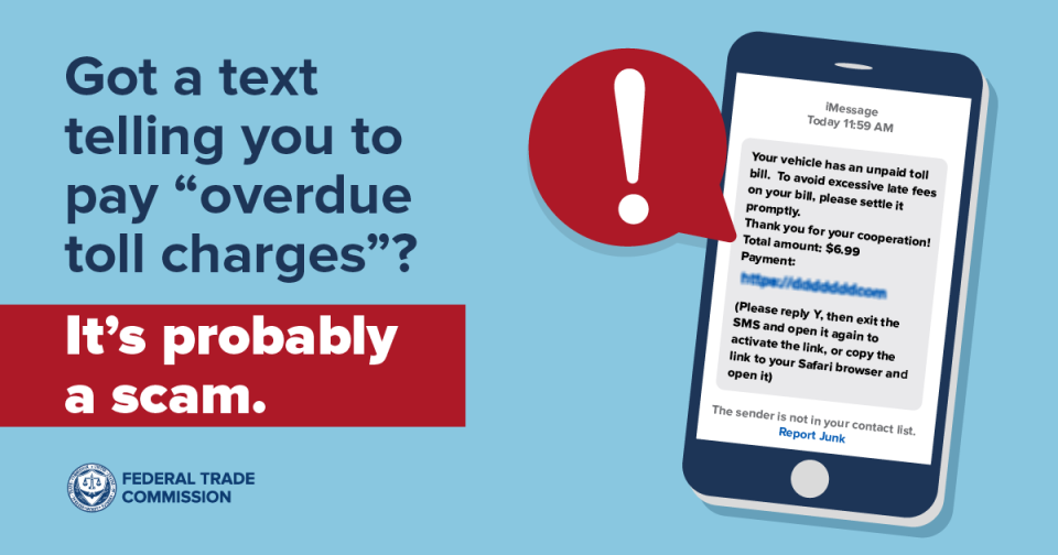 Unpaid Toll Texts: Watch Out for This Common Scam - California Health ...