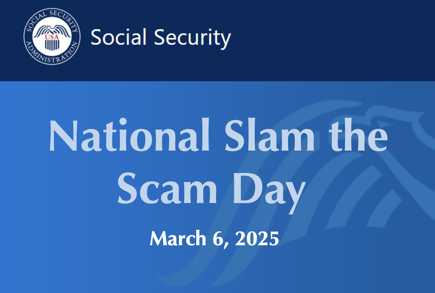 Let's Slam the Scam Together! - California Health Advocates